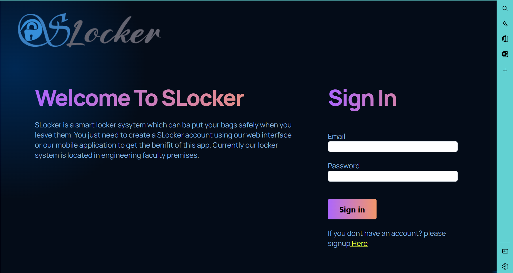 SLocker - Smart Locker System